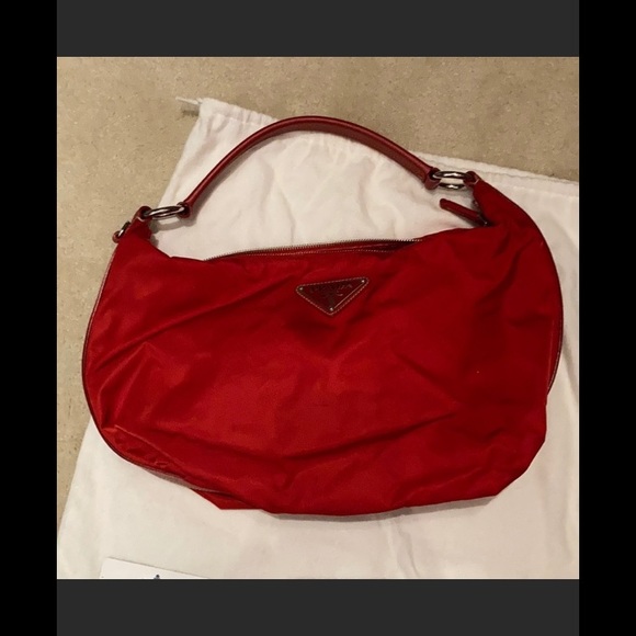 Prada | Bags | Prada Purse Red Authentic | Poshmark